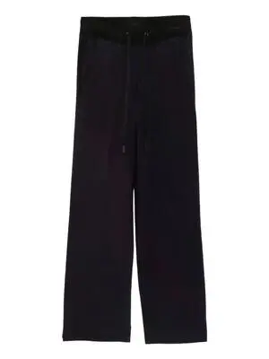 Elisabetta Franchi Logo Tape Drawstring Track Pants - Blue