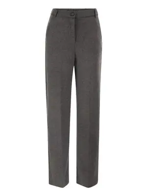 MAX MARA Weekend Max Mara Stretch Jersey Straight Leg Trousers