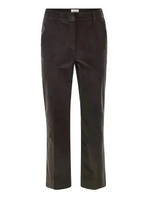 MAX MARA Weekend Max Mara Velvet Cropped Trousers