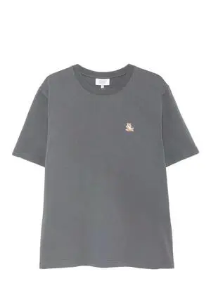 Maison Kitsuné Fox Patch T-shirt - Grey