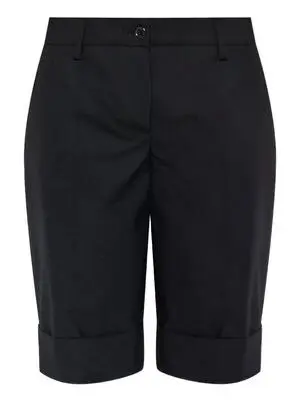 MOSCHINO Turn-up Wool Shorts