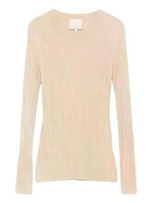 KUJTEN Bibi Ribbed-knit Sweater - Neutrals