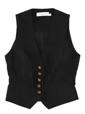 Zimmermann Button-up Waistcoat - Black
