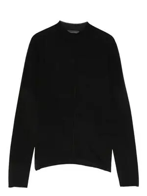 LE PETIT PULLE High-neck Long-sleeve Sweater - Black