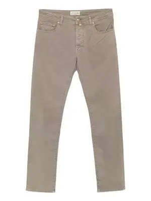 Jacob Cohen Bard Slim-fit Trousers - Neutrals