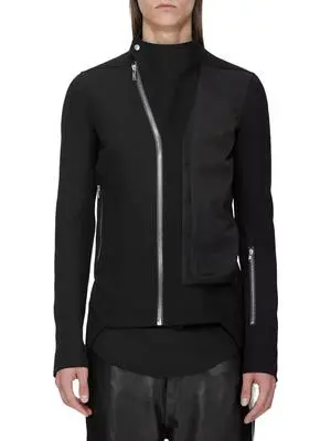 RICK OWENS Rick Owens Wool Diagonal Zip-Up Jacket