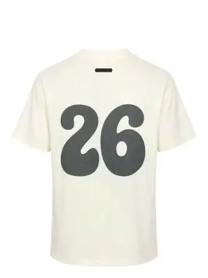 Fear Of God Off-white Logo Patch Crewneck T-shirt - Neutrals