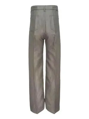 RICK OWENS Rick Owens Geth Jeans In Light Grey Ramie