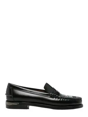 SEBAGO Sebago Engraved Plaque Penny Loafers