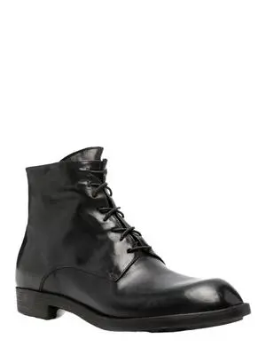OFFICINE CREATIVE Diary Lace-up Leather Ankle Boots
