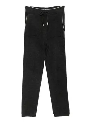 Eleventy Drawstring Track Pants - Black