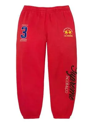 Supreme La Martina Track Pants Red