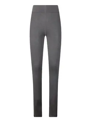 Rick Owens High-waisted Wool Leggings - Grey