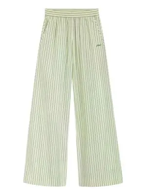 BOSS BOSS Vertical Stripe Palazzo Pants