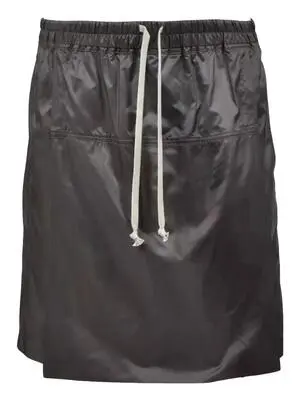 Moncler Layered-detail Kilt Shorts - Grey