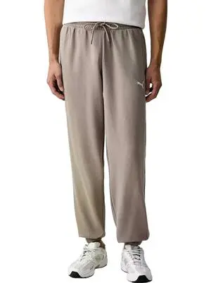 PUMA Logo-embroidered Drawstring Track Pants - Neutrals
