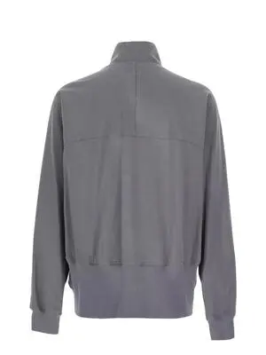 Rick Owens Zip-up High-neck Sweatshirt - Grey