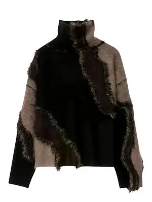 IRIS VON ARNIM Iris Van Arnim Cashmere Patchwork Sweater