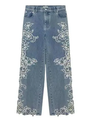 SIMKHAI SIMKHAI Porter Embroidered Jeans