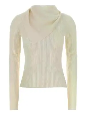 Zimmermann Valiant Ribbed-knit Sweater - Neutrals