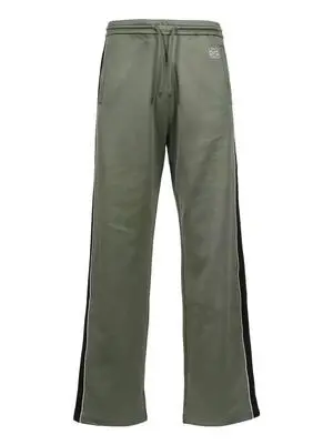 Loewe Anagram Side-tape Track Pants Green