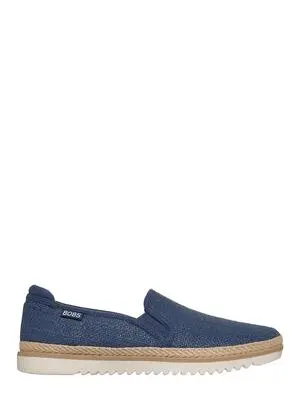 Sketchers Bobs Flexpadrille Lo Shiny Spritz Espadrille - Navy Blue