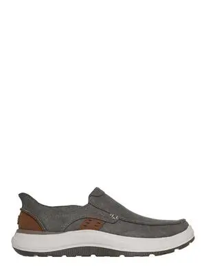 Sketchers Slip-on Relaxed Fit Casual Shoe - Olive