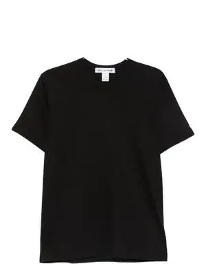 Comme Des Garçons Logo-print Cotton T-shirt - Black