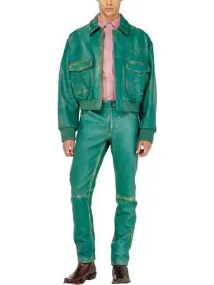 DIESEL® Diesel Treated Leather Pants