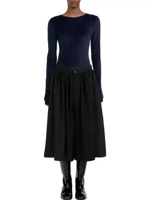 MAISON MARGIELA Gathered Pleated Shorts - Black