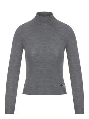 Gucci Horsebit Roll-neck Sweater Grey