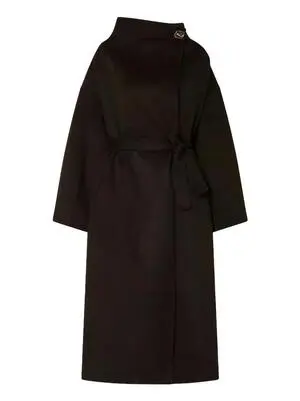 Liu Jo Oversized Wool Coat - Brown