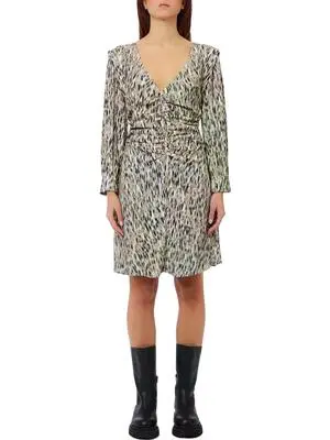 LIU JO LIU JO Leopard-Print Ruched Mini Dress