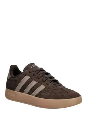 Adidas Suede Logo-Patch Sneakers Brown