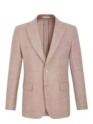 FURSAC Herringbone Virgin-wool Blazer