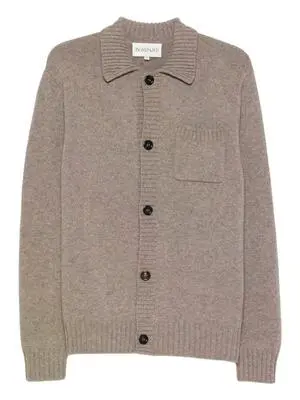 Eric Bompard Button-up Chest-pocket Cardigan - Brown