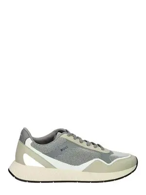 BOSS Paneled Lace-up Sneakers - Neutrals