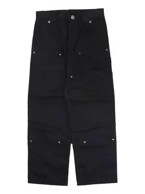 Chrome Hearts Waxed Double-knee Trousers - Black
