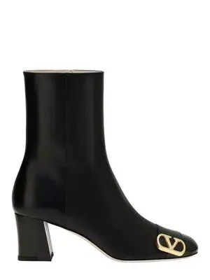 Valentino Garavani Vlogo Signature Ankle Boots - Black