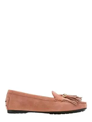 TOD'S Tod's Suede Tassel Detail Loafers
