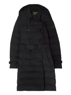 Burberry Mid-length Puffer Coat - Black