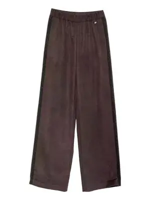 Herno Elasticated-waistband Wide Leg Palazzo Pants - Brown