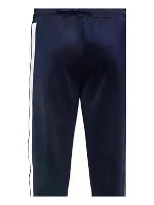 Palm Angels Logo-print Side-stripe Track Pants - Blue