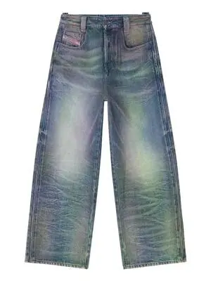 DIESEL® 1982 D-hakou Relaxed High-waist Jeans - Blue