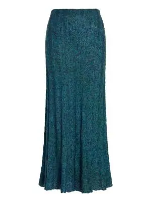 Proenza Schouler Proenza Schouler Joelle Skirt In Looped Mohair Blue
