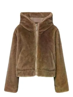 Liu Jo Reversible Teddy Jacket - Brown