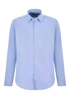 BOSS Long-sleeve Button-down Shirt - Blue