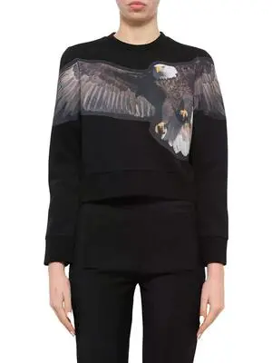 Neil Barrett Eagle Print Sweatshirt - Black