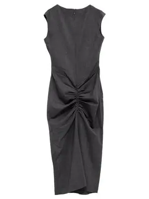 Jacquemus The Alba Midi Dress - Grey