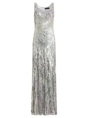 JENNY PACKHAM Jenny Packham Solaris Embellished Column Gown